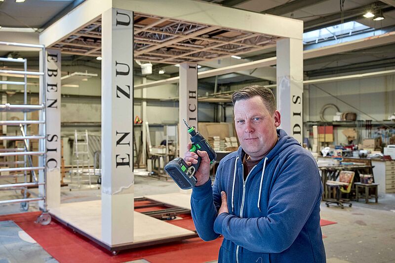 Bühnenbau am Volkstheater: Kulturportal