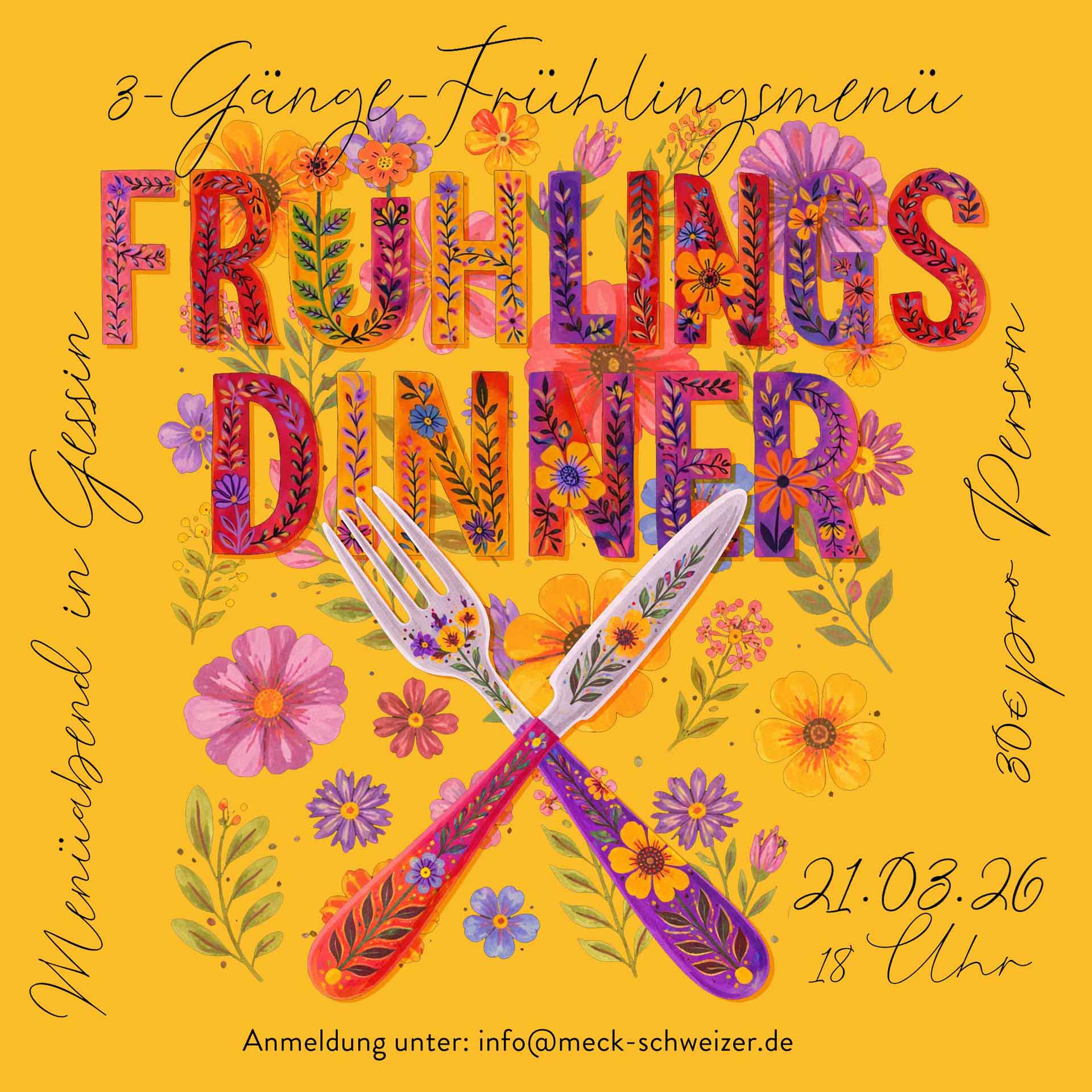 Spring dinner in Gessin